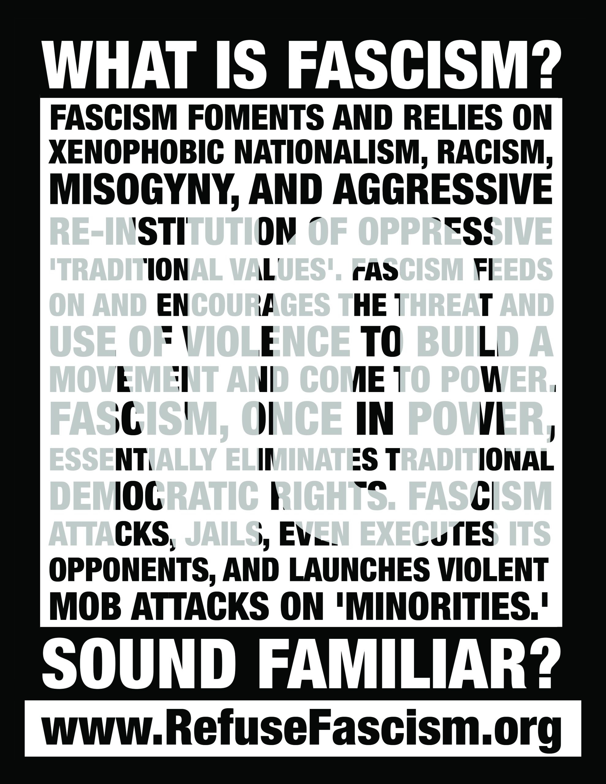 What is Fascism? Online Teach-In - Refuse Fascism