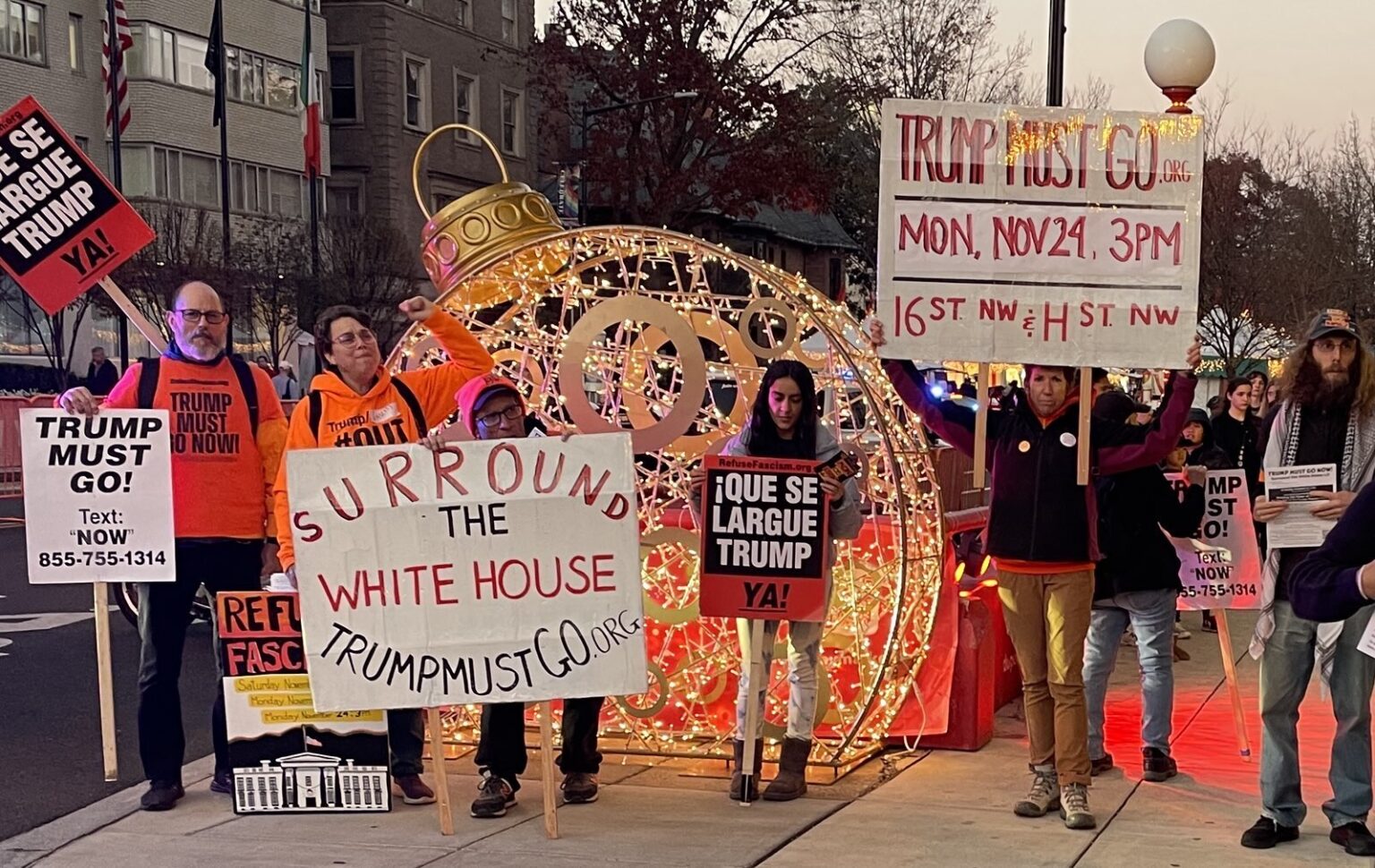 Gathering, Singing… Raising Funds and Building Strength for “Trump Must ...