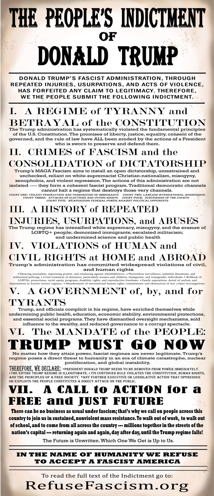 The People’s Indictment of Donald Trump: A Unified Declaration of ...